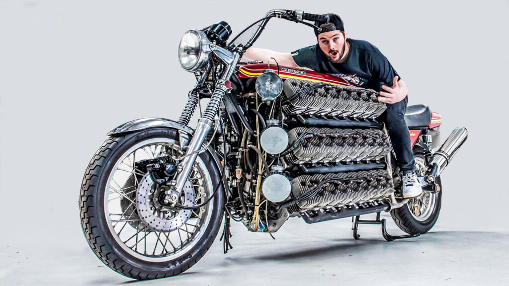 VIDEO: 999 Lazer find a 48-Cylinder Two-Stroke Motorcycle! - Dirt Hub