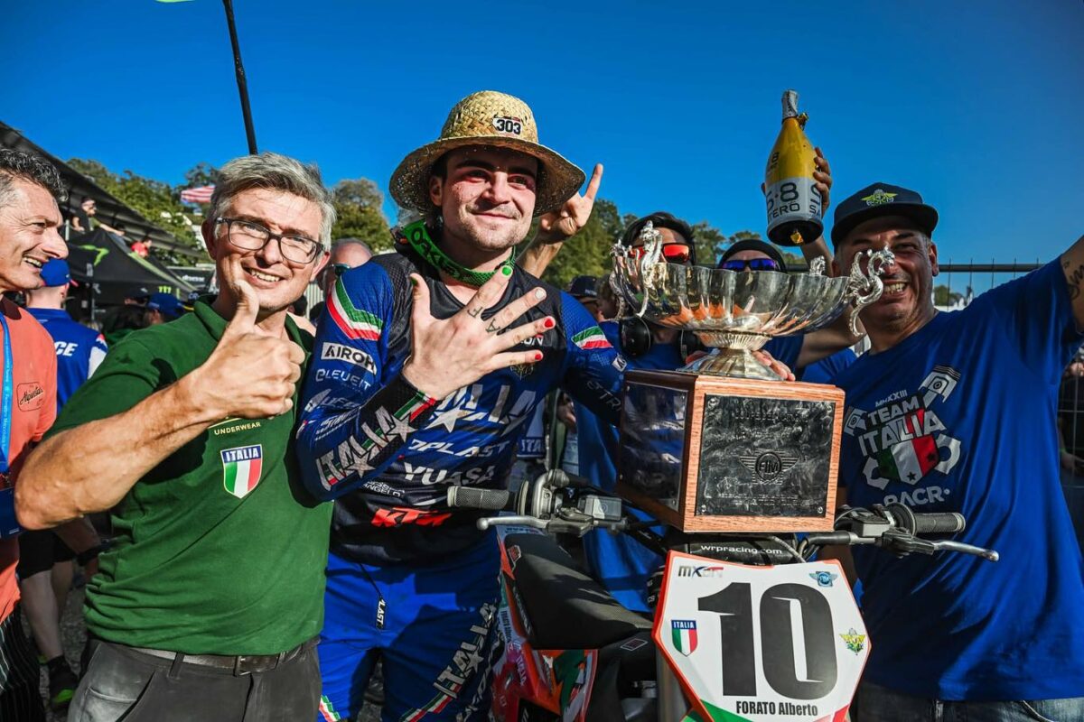 Standing Construct Honda MXGP Signs Alberto Forato for the 2024 MXGP ...