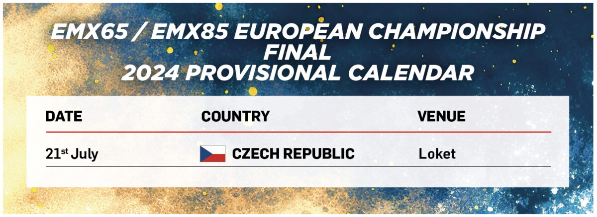 EUROPEAN MX DATES: EMX65 / EMX85 & EMX Women's Championship Dates ...