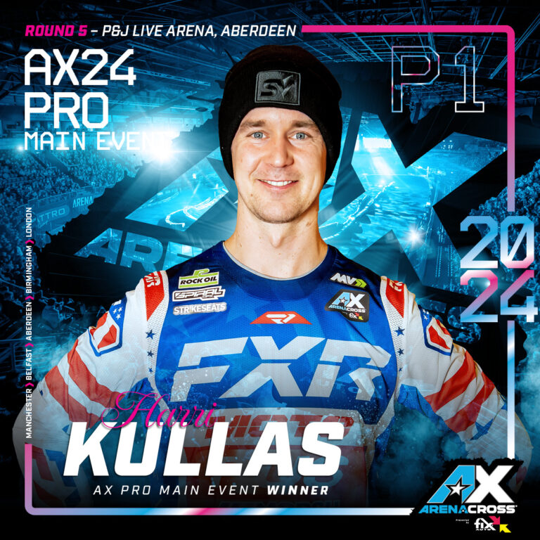 Harri Kullas Wins Arenacross Round 5 in Aberdeen! - Dirt Hub