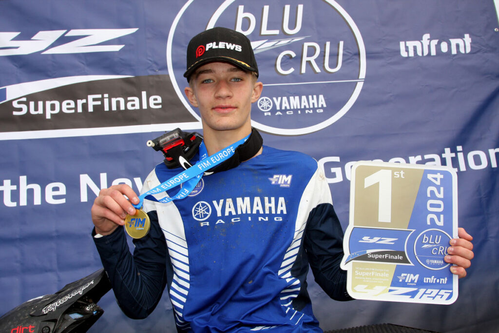Jamie Keith wins thrilling 125cc Yamaha YZ bLU cRU FIM Europe Cup ...