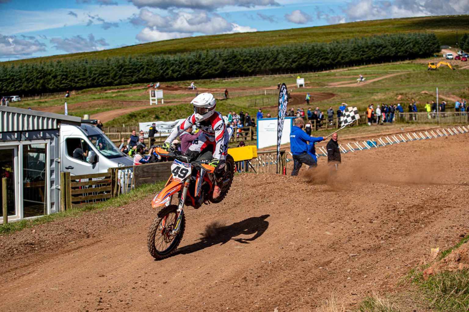 Adamson & Hague on the Gas at Duns! Scot MX SACU Scottish Motocross ...