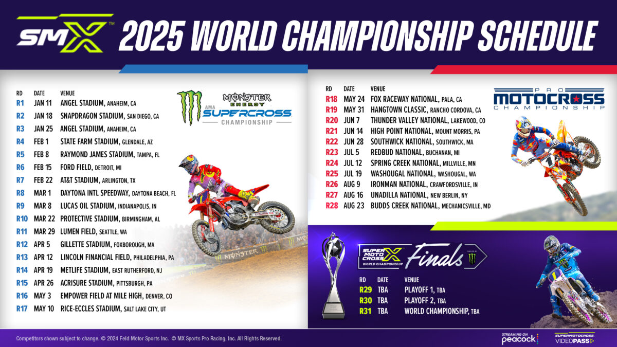 SuperMotocross League Unveils 2025 Regular Season Schedule with Monster ... SuperMotocross League Unveils 2025 Regular Season Schedule with Monster ...