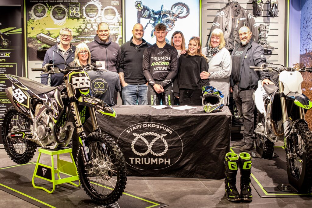Mckenzie Marshall joins the Staffordshire Triumph Racing team - Dirt Hub