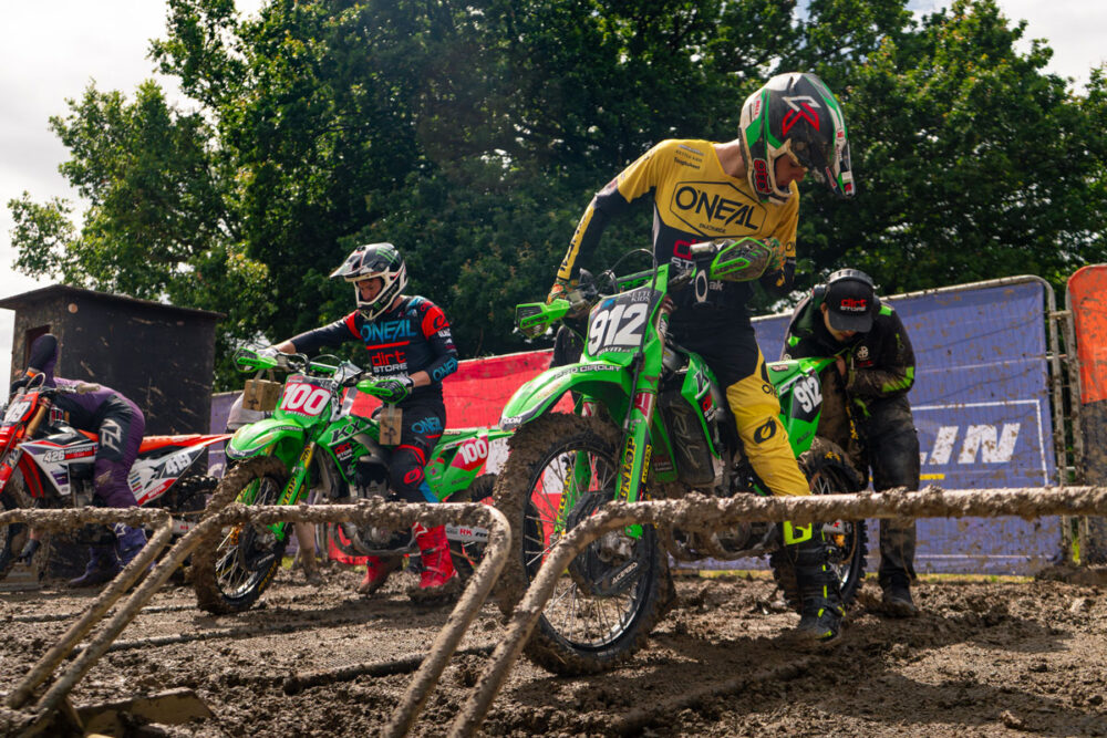 Podium streak continues for Searle & Dirt Store Kawasaki at Brookthorpe ...