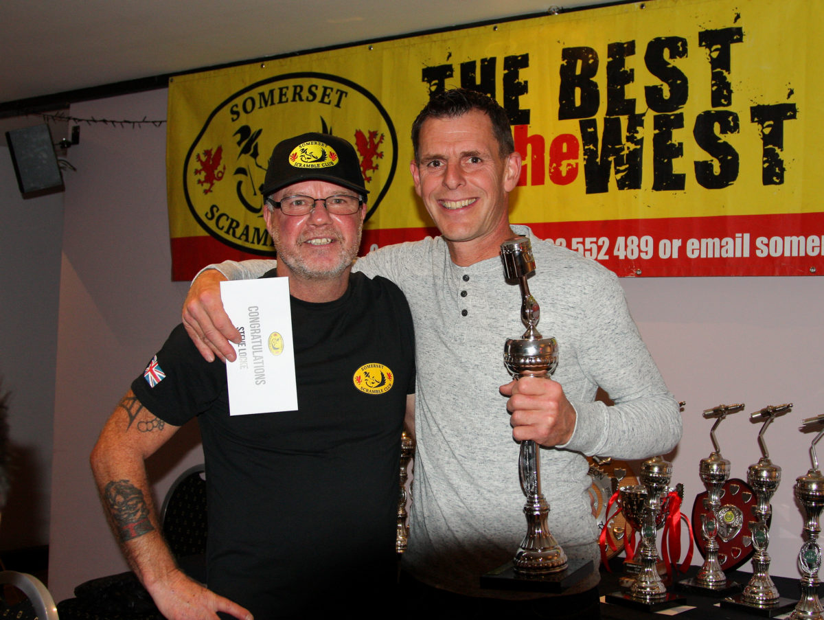 Sean Walks off with Rider of the Year! 2021 Somerset Scramble Club ...