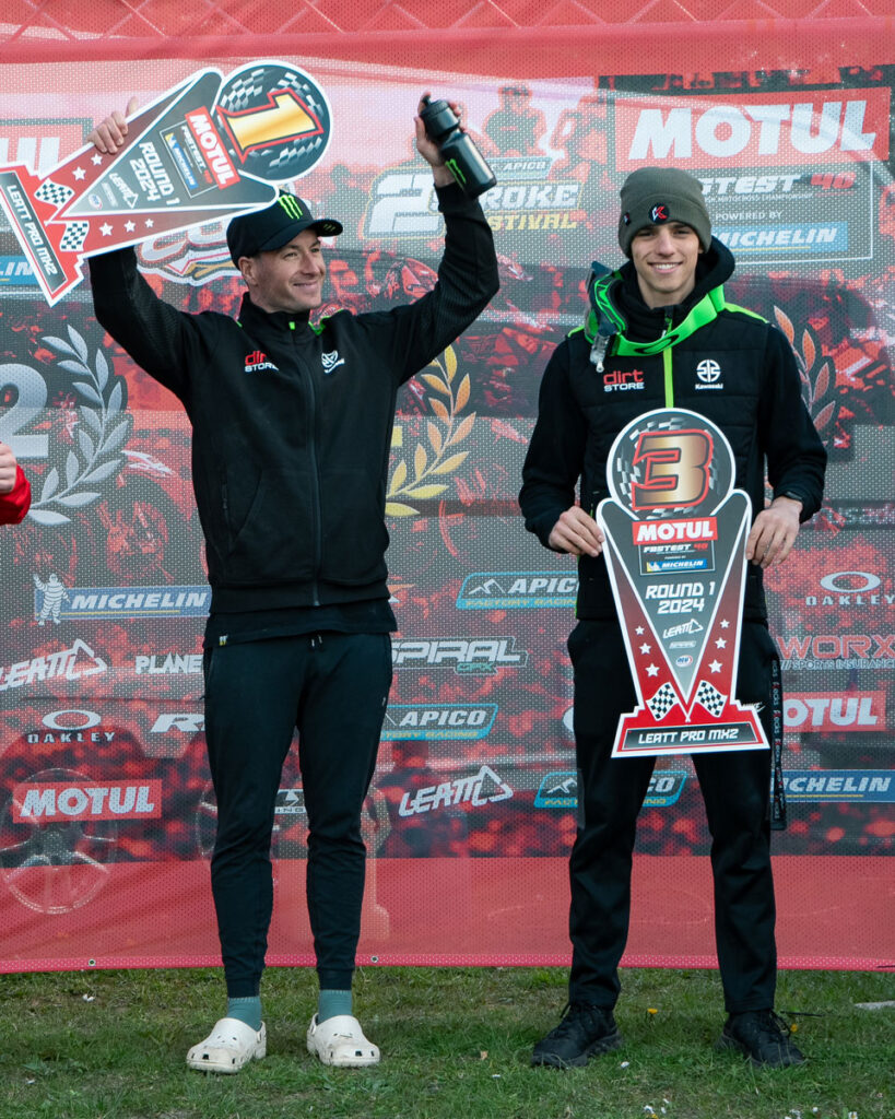 Dirt Store Kawasaki back on top as Searle wins Fastest 40 MX2 Round 1 ...