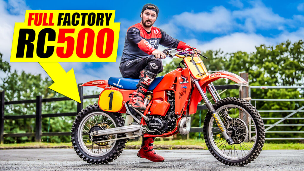 VIDEO: Riding an RC500 Factory 2 Stroke Honda as ridden by Andre ...
