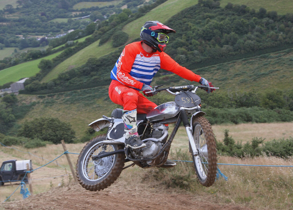 Marshall was on a mission at the 2024 Berrynarbor Classic Scramble ...