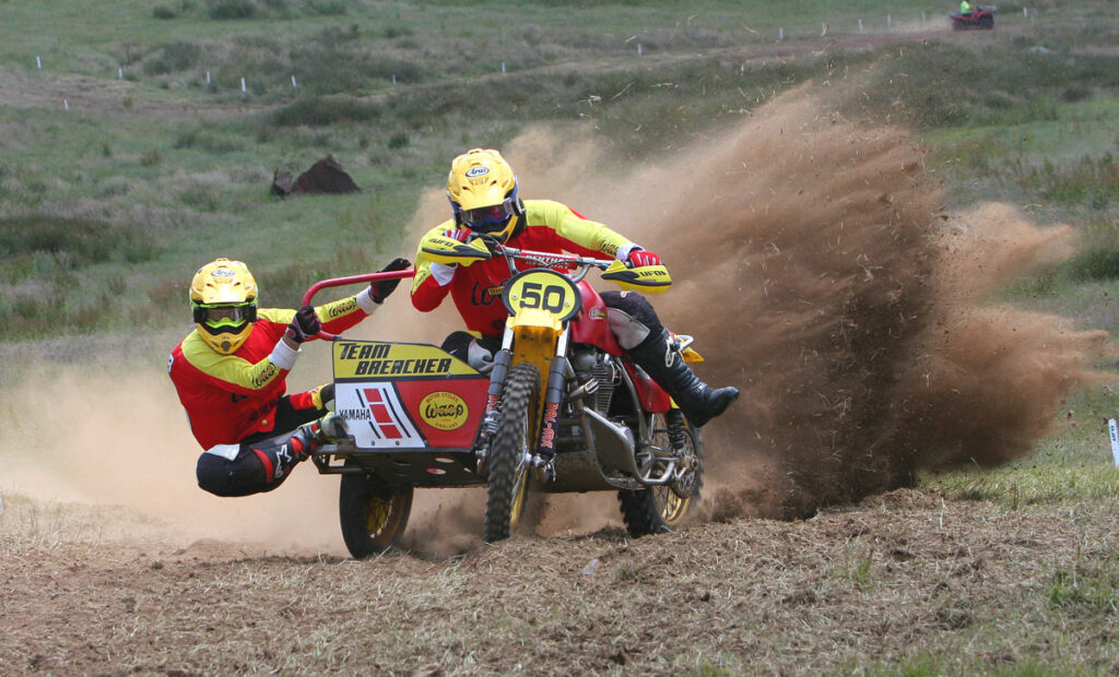 Sidecar Glory at Smeatharpe for the Breachers! Devon Classic Scramble ...