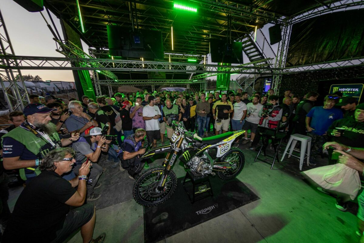 Monster Energy Triumph Racing Showcases Race Bike at MXoN! - Dirt Hub