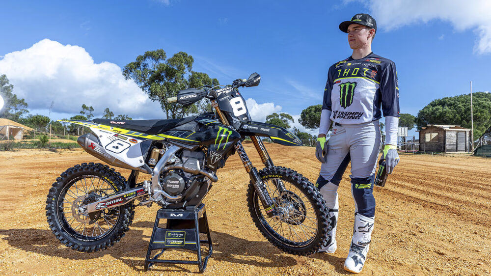 Monster Energy Triumph Racing riders compete in Thor for 2024 - Dirt Hub