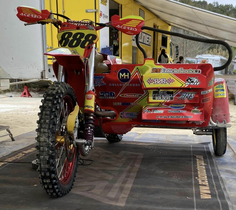 Stuart Brown on the mend and building up for the British Sidecarcross ...