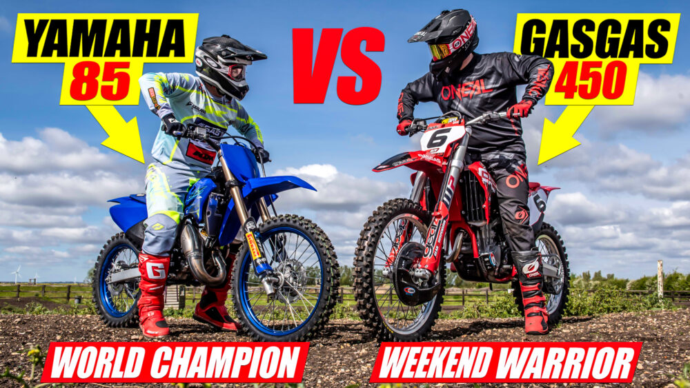 VIDEO: World Champion on 85cc vs Weekend Warrior on 450 4 Stroke ...